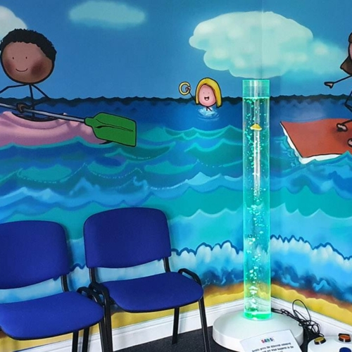 Pictures of some of our sensory integration therapy activities